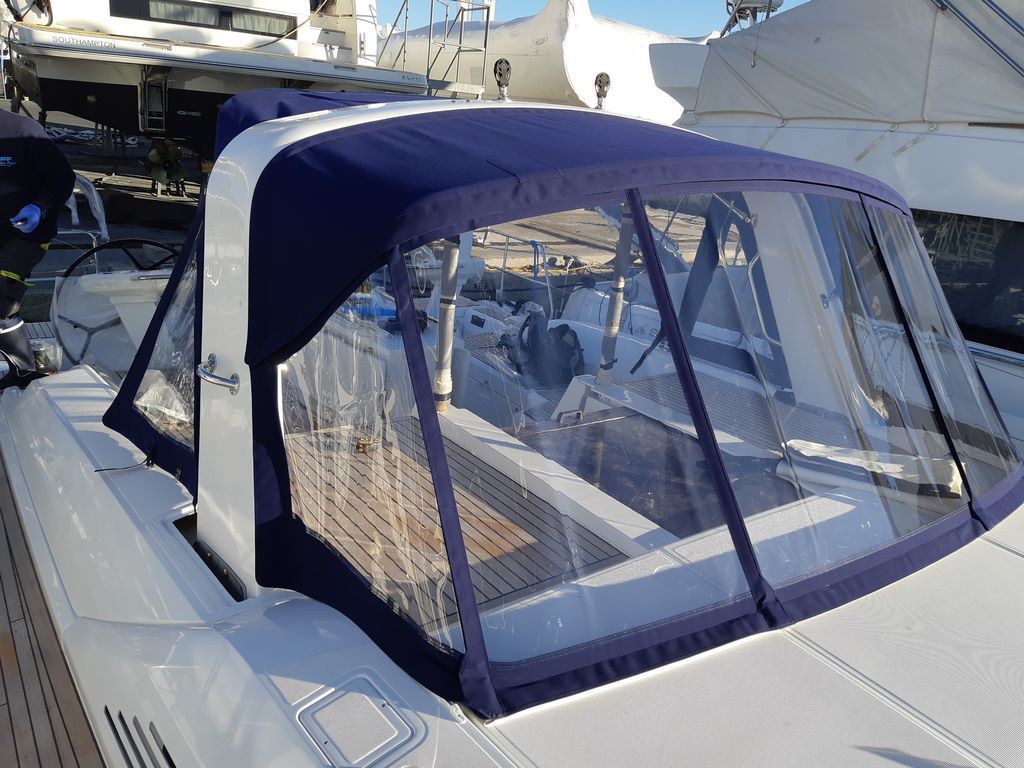 Boat sprayhood - NVequipment - cockpit / stainless steel frame