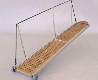 Boat gangway - Cooney Marine - folding / manual / teak