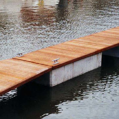 Galvanised steel dock finger - Walcon Marine - articulated