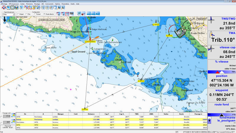 Navigation software - AdrenaFirst - Adrena - for boats
