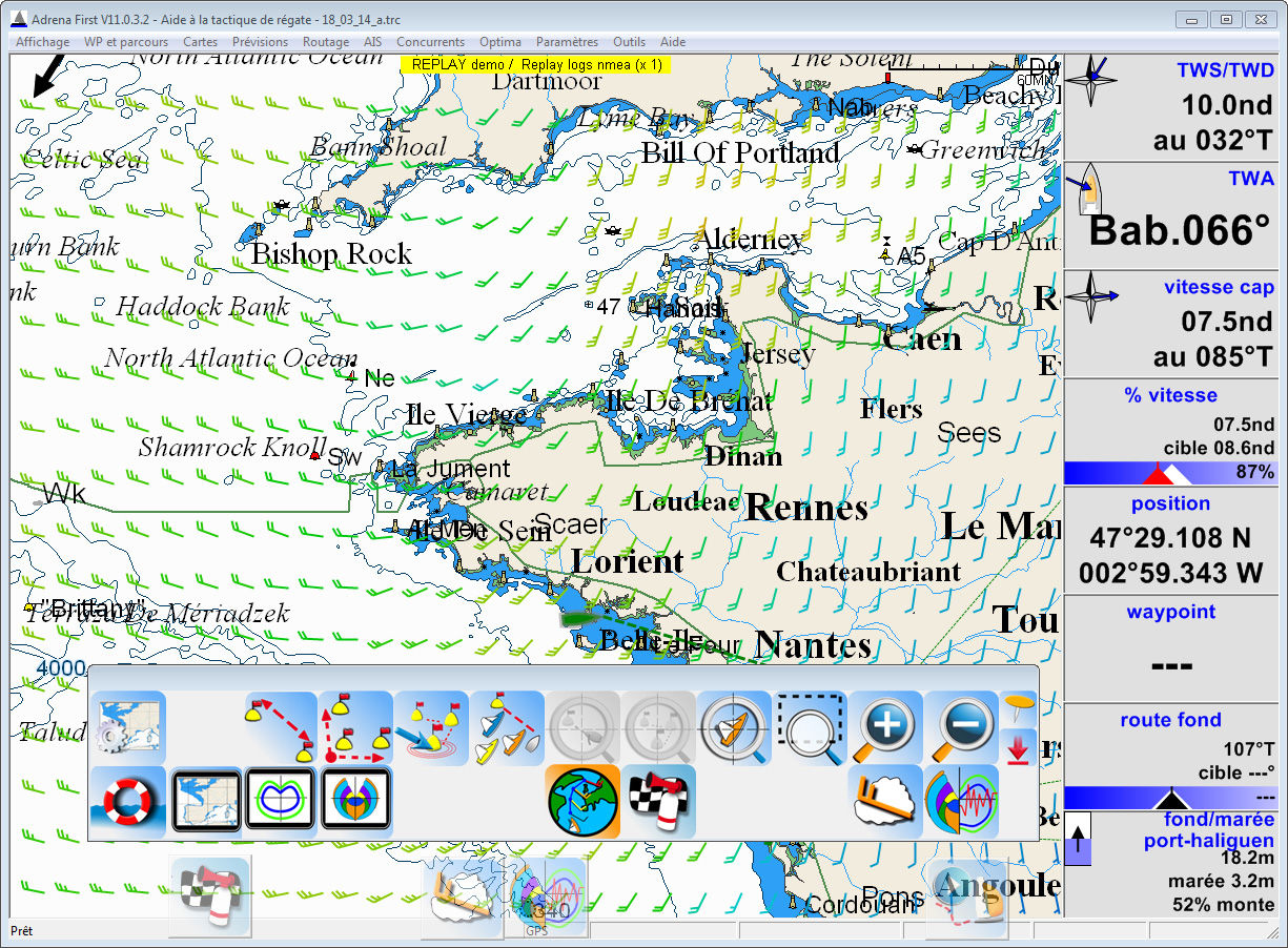 Navigation software - AdrenaFirst - Adrena - for boats
