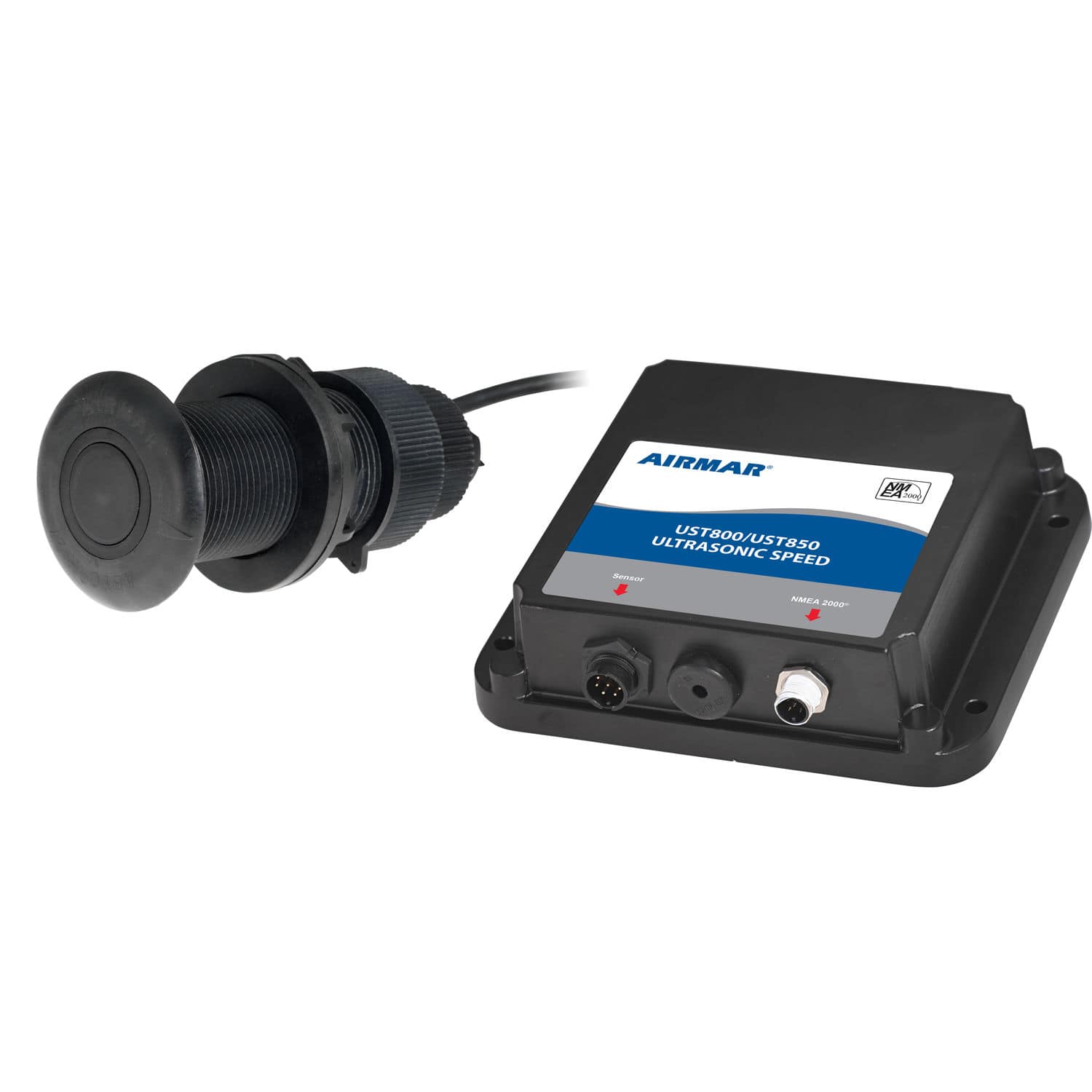 Speed sensor - UST800 - Airmar - acoustic / water temperature / for boat