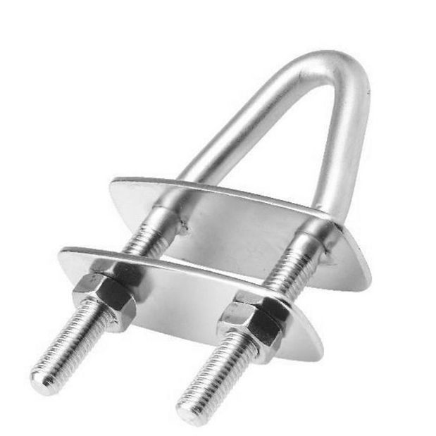 Fixed pad eye - 408500 - Blue wave rigging hardware - V-shaped / for ...