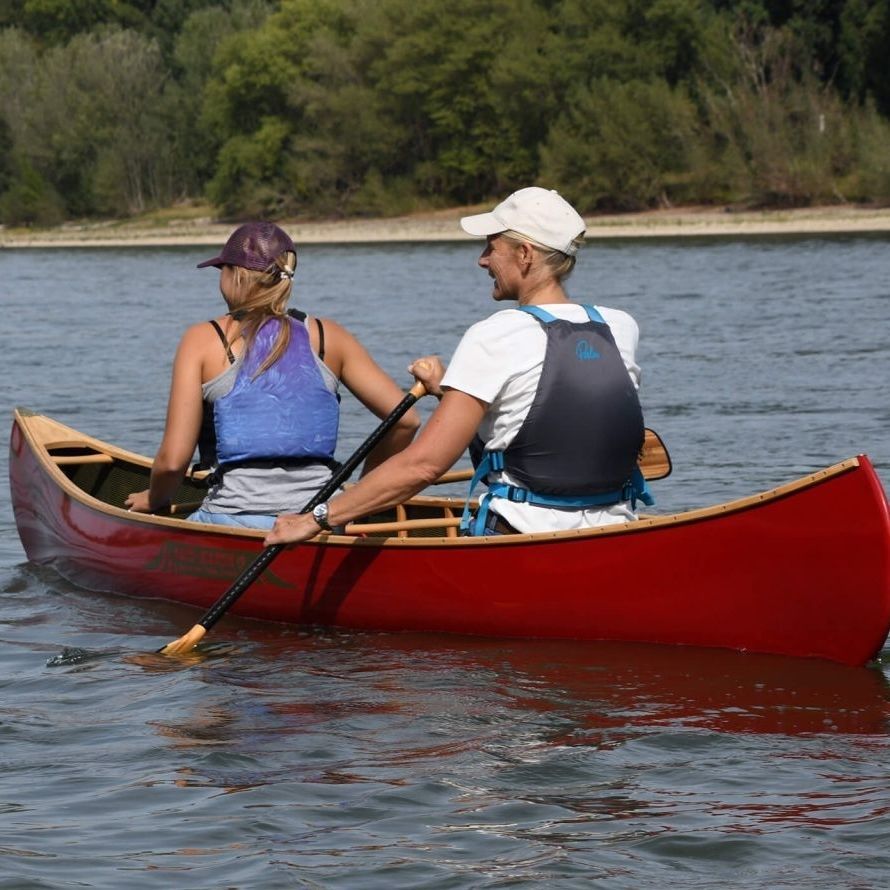Multi-use canoe - ATHABASCA 470 - Gatz Kanus - tandem / adult / red