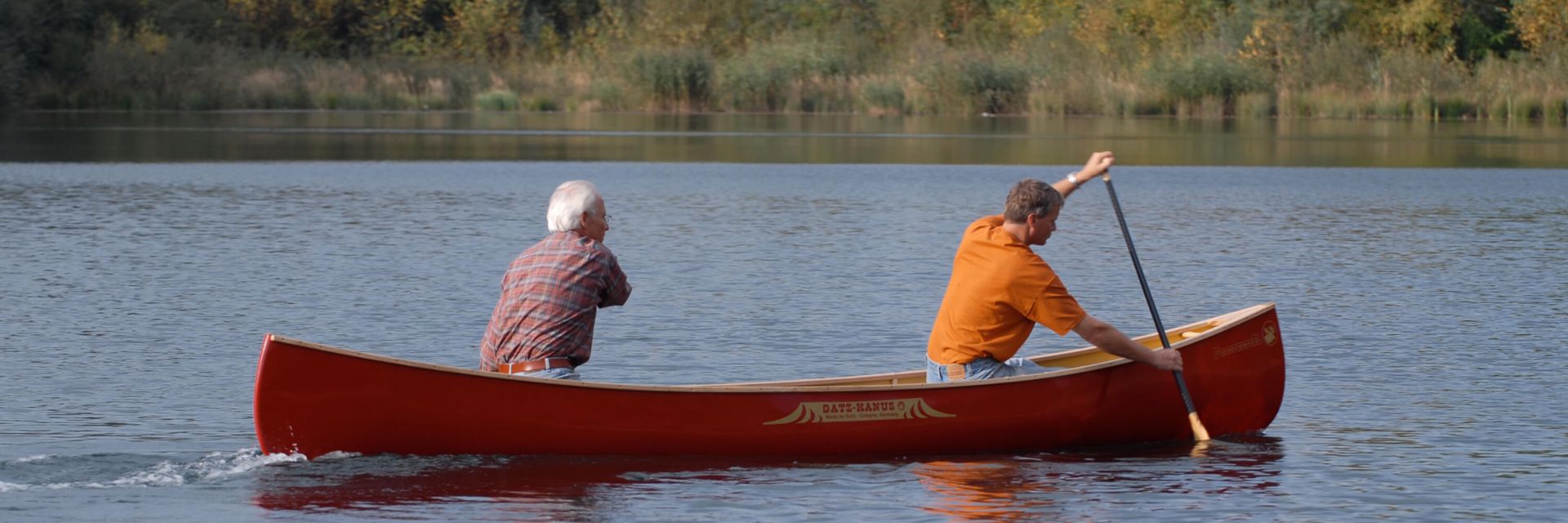 Canadian canoe - PROSPECTOR 488 - Gatz Kanus - 3-person / adult / orange