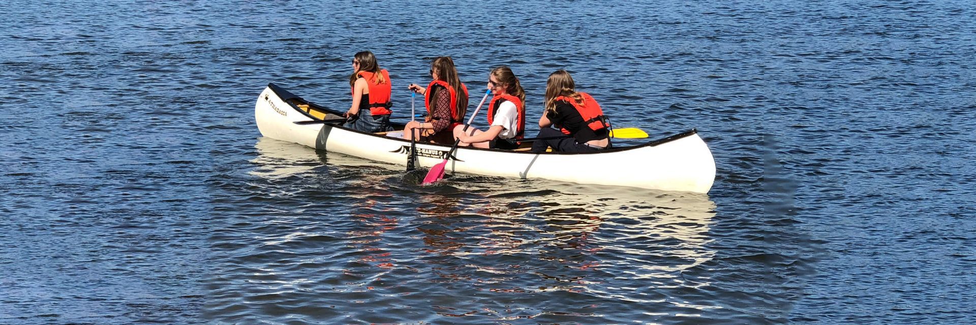 Touring canoe - ATHABASCA 550 - Gatz Kanus - 4-person / adult / orange