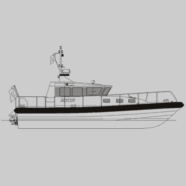 Professional rescue boat - SAR 15 - Raidco Marine - inboard / aluminum