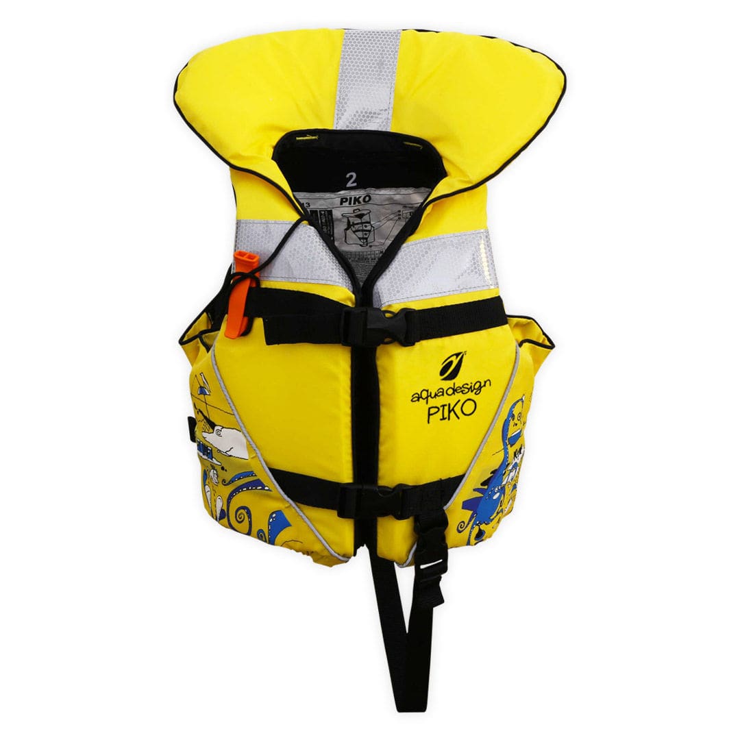 Watersports buoyancy aid - PIKO - AQUADESIGN - child's / foam / yellow