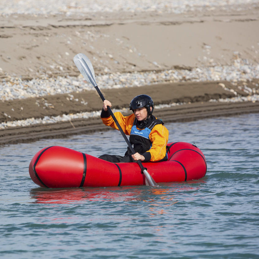 One-person raft - PACKRAFT YUPIK - AQUADESIGN - white-water
