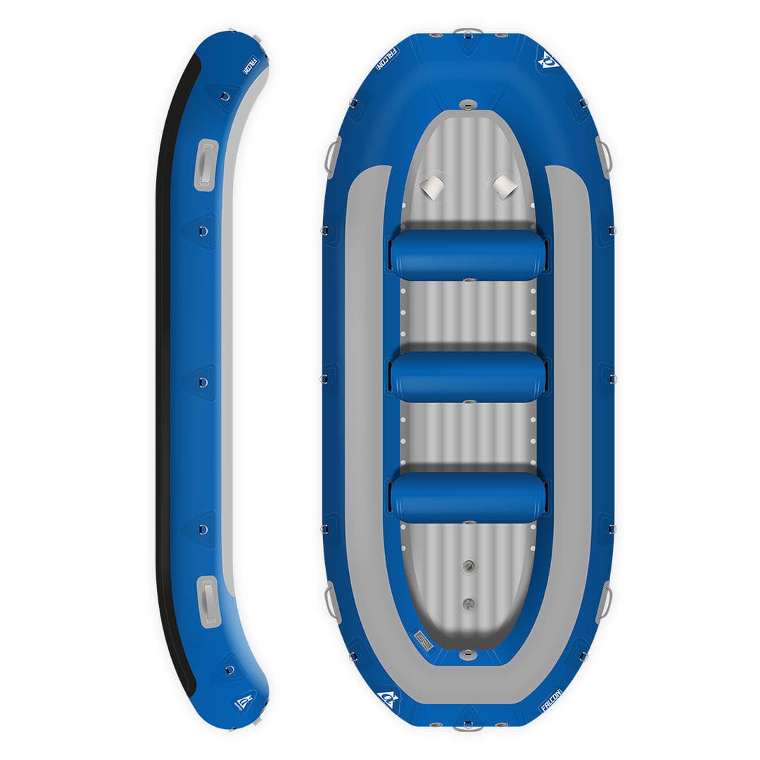 9-person raft - FALCON 420 Blue - AQUADESIGN - white-water
