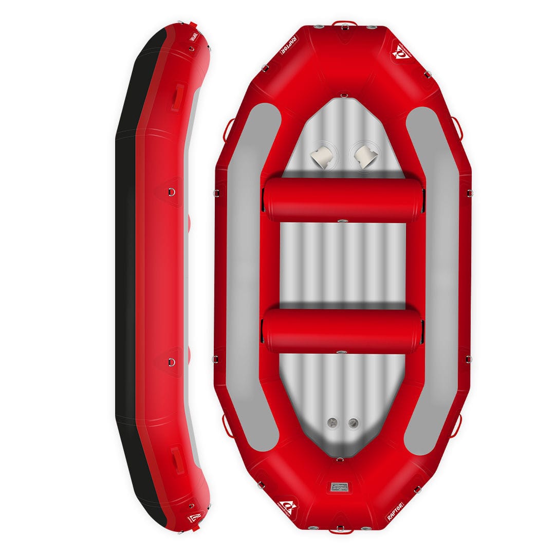 6-person raft - RAPTOR 340 ROUGE - AQUADESIGN - white-water