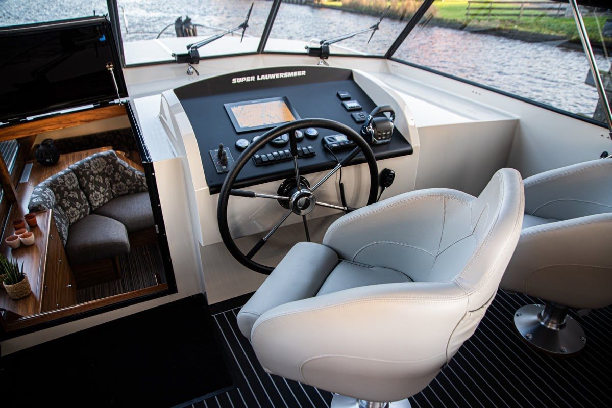 Boat decking panel - Flexiteek - teak / carbon