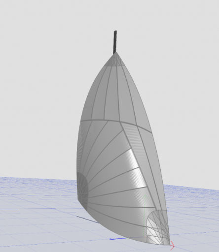 Asymmetric spinnaker - 2215 - NENUPHAR - for sailing dinghies / tri ...