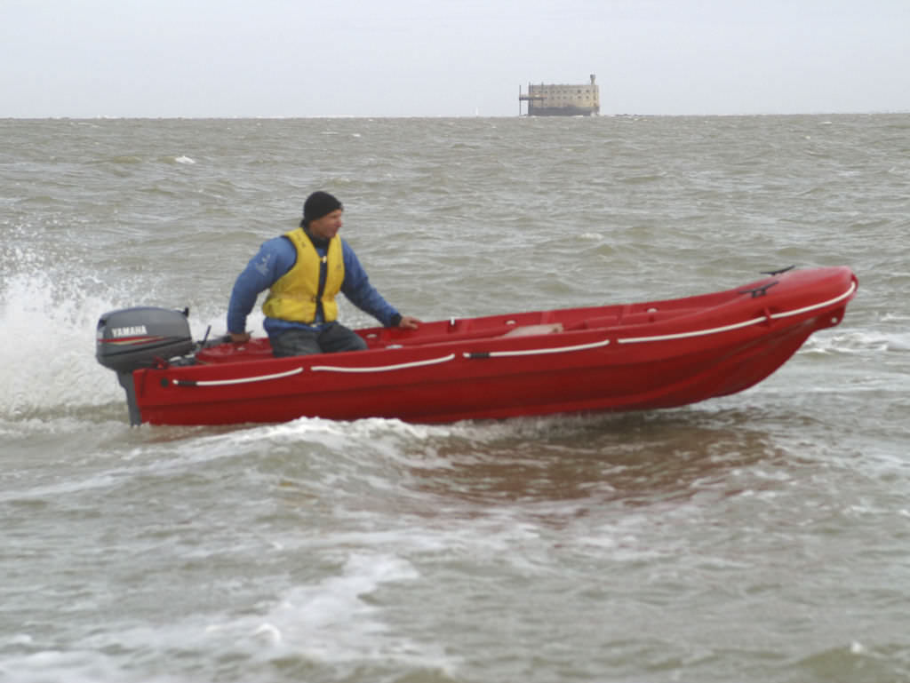 Professional rescue boat - Sécu 12 - FunYak - outboard / rigid