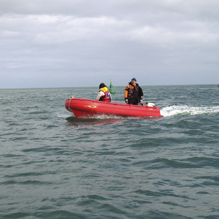 Professional rescue boat - Sécu 13 - FunYak - outboard / rigid