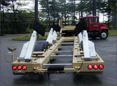 Road trailer - HHT series - Hostar - for sailboats / hydraulic / electric