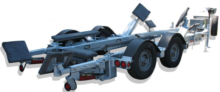 Road trailer - GS 3000 - Hostar - for boats / hydraulic / electric