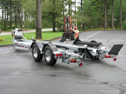 Road trailer - GS series - Hostar - for boat / hydraulic / electric