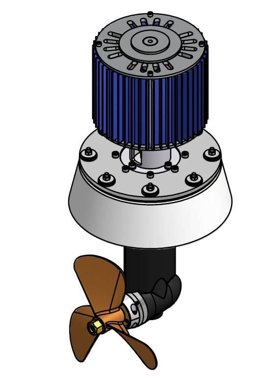 Saildrive engine - SDK 3.0 AC - Kräutler Elektromaschinen - electric ...