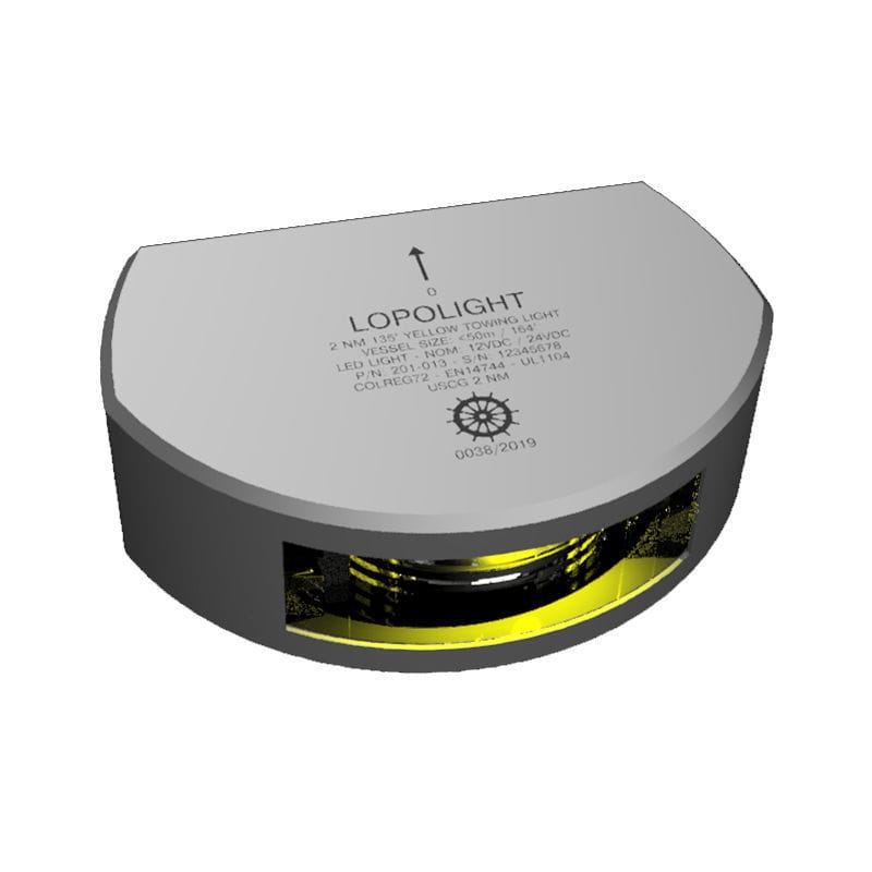 Boat navigation light - 201-013V - Lopolight - for ships / LED / yellow