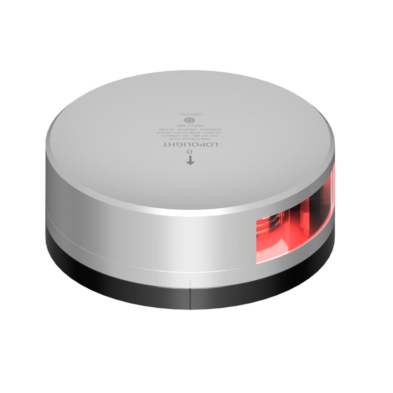 Boat navigation light - 301-009-FB - Lopolight - port / LED / red