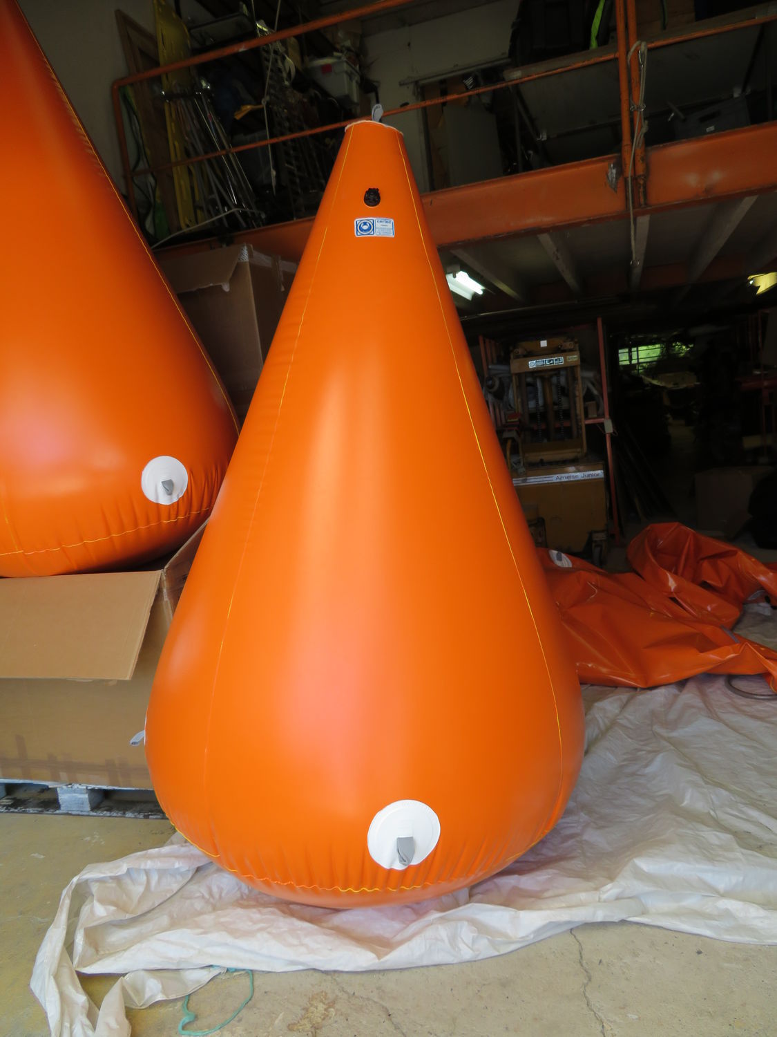 Beacon buoy - Conicals - CERTEC - for regattas / perimeter / PVC