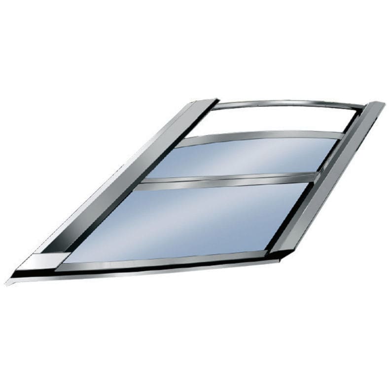 Boat window - 2721 - Opacmare - for yachts / sliding / glass