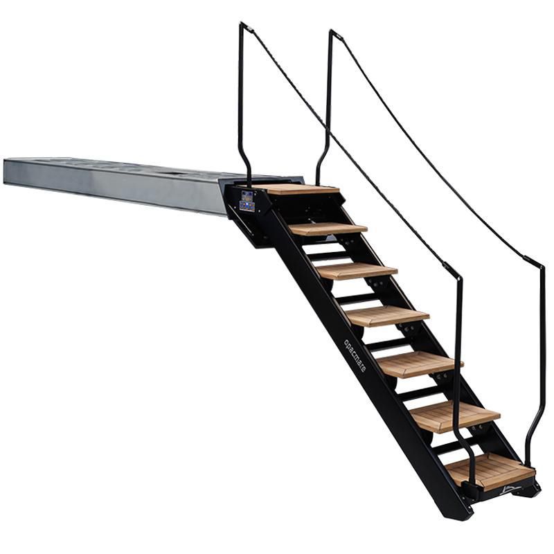 Boat gangway - 3622SC series - Opacmare - for yacht / telescopic ...