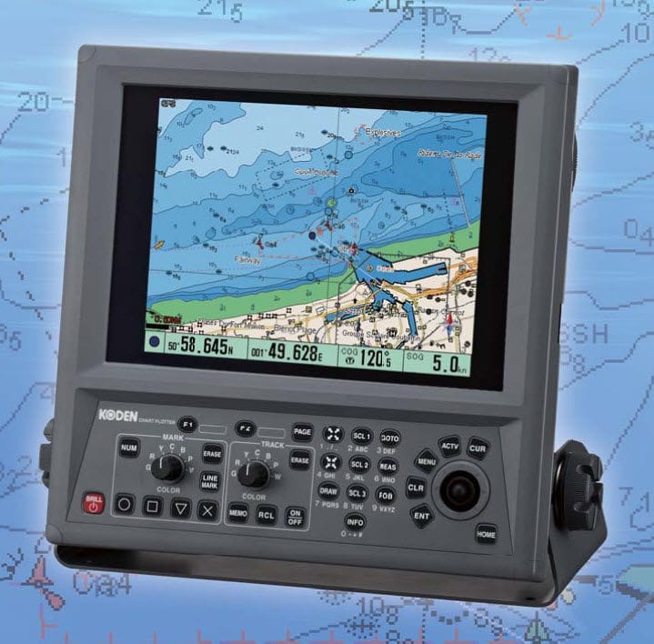 Chart plotter multi-purpose instrument - GTD-120 - Koden electronics ...