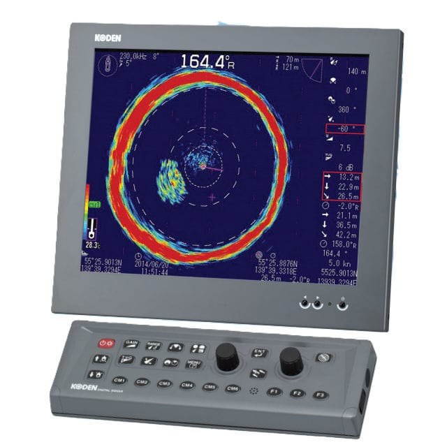 Boat sonar - KDS-5500BB - Koden electronics - for ships / multibeam / digital
