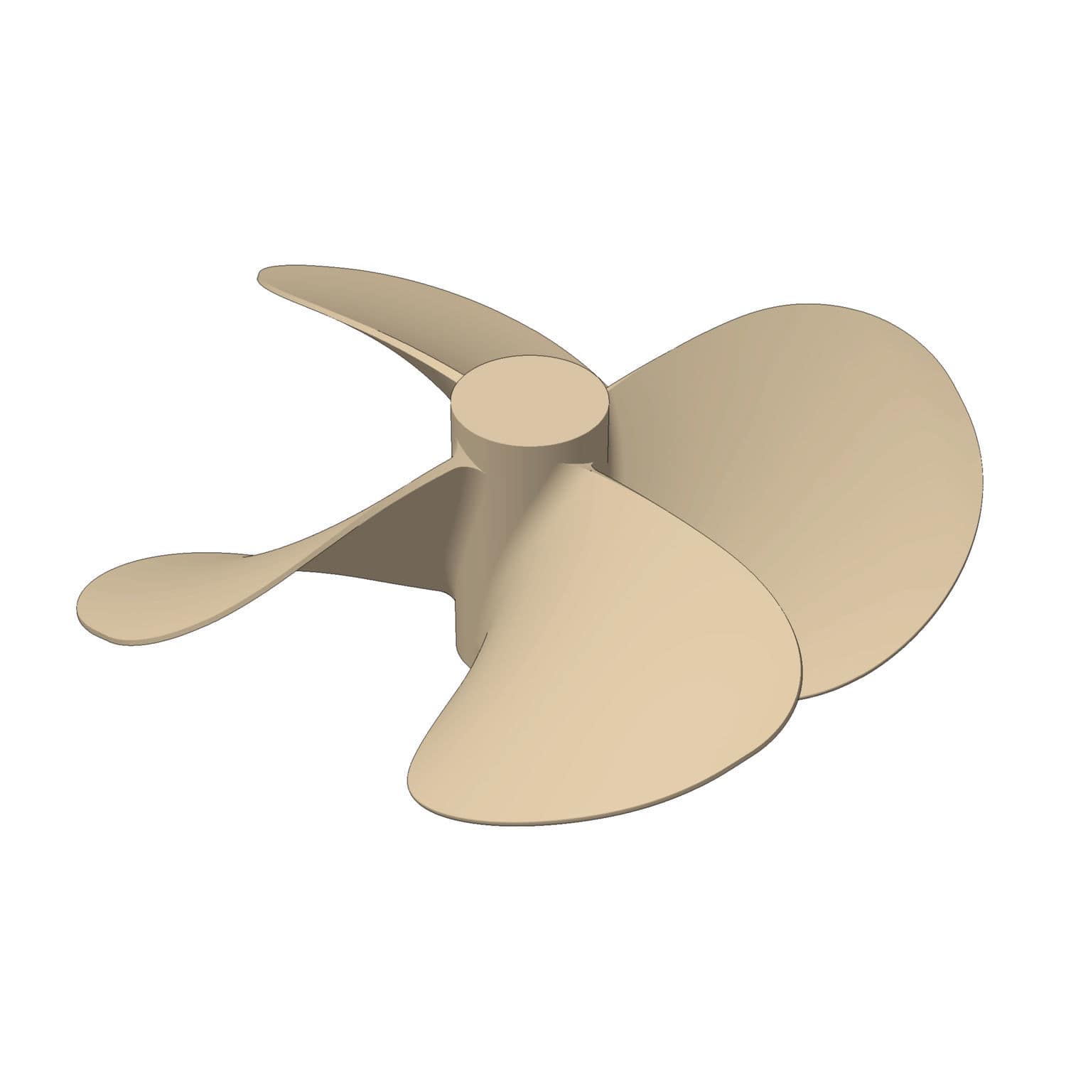 Boat propeller - HR - Italwinch - fixed-pitch / shaft drive / 4-blade