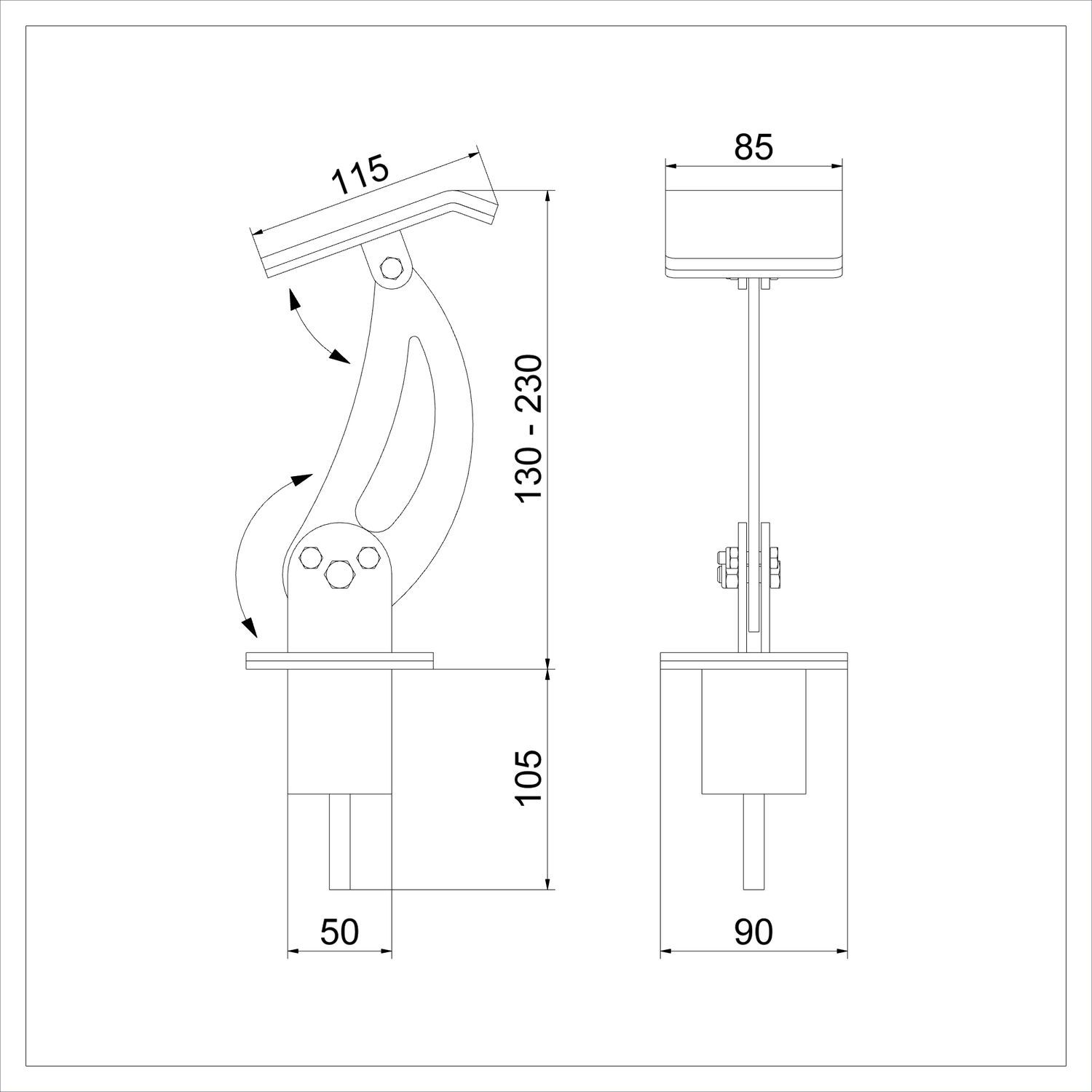 Platform tender chock - 2500 - Nautinox - for decks / for boats / for ...