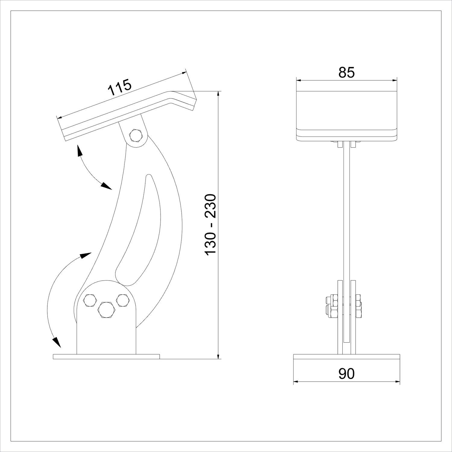 Platform tender chock - 2500 - Nautinox - for decks / for boats / for ...