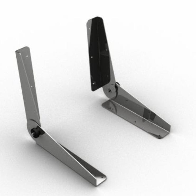Boat hinge - 2056 - Nautinox - positioning / seat / stainless steel
