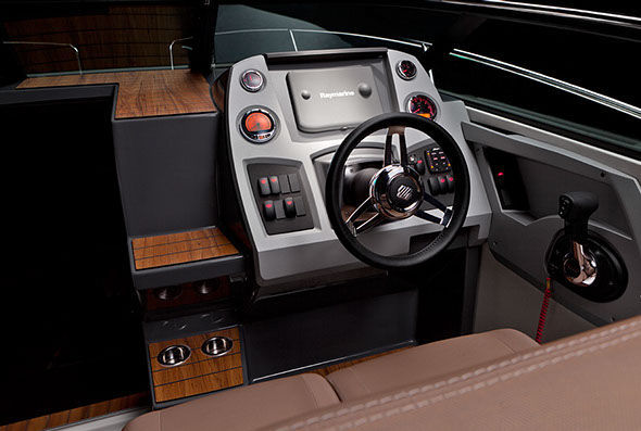 Drive instrument panel / custom / for boats - - Navix