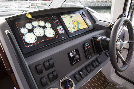 Drive instrument panel / custom / for boats - - Navix
