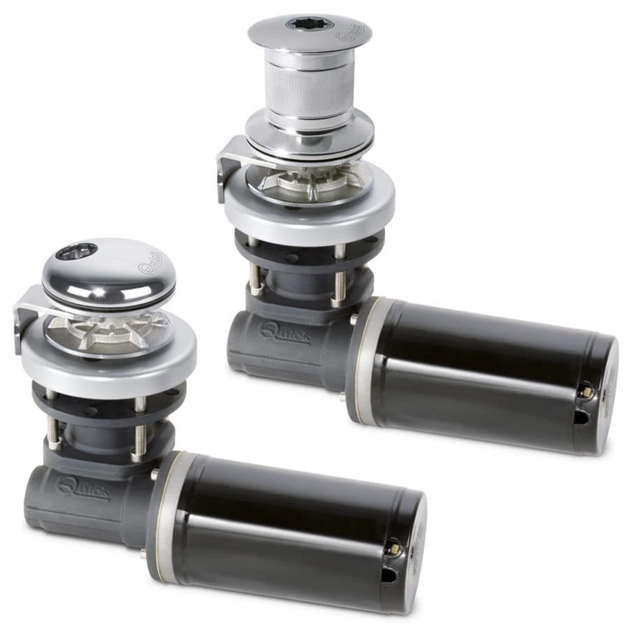 Electric windlass - R1 series - Quick - for boats / vertical / above deck