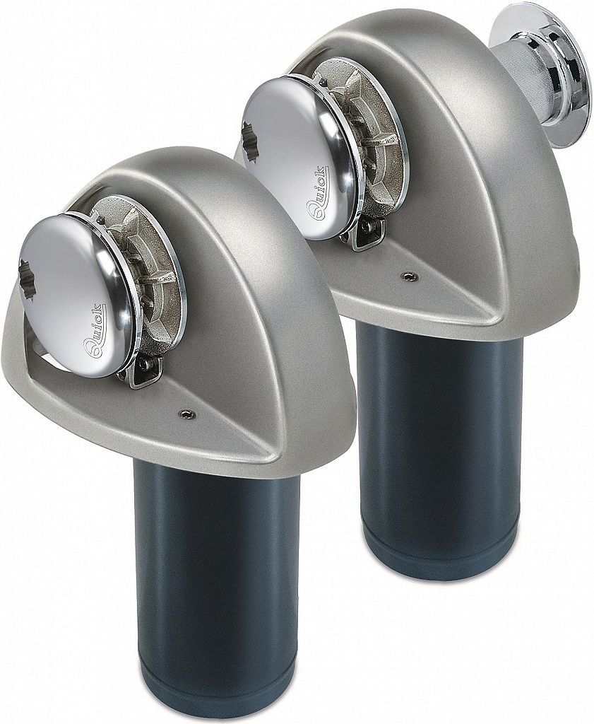 Electric windlass - E1 - Quick - for boat / horizontal / single-drum