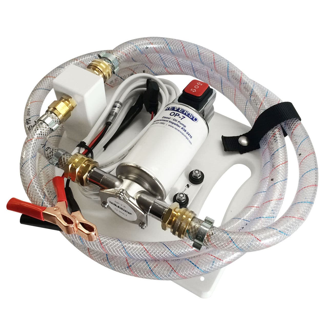 Boat oil transfer system - OP-7-Portable-12 - Reverso Pumps LLC - portable