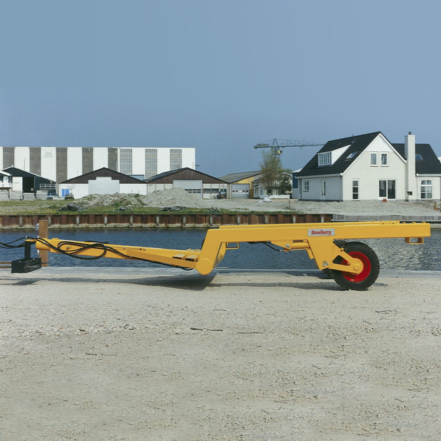 Handling trailer - CT10 - ROODBERG - for boat / for shipyards / 2-axle