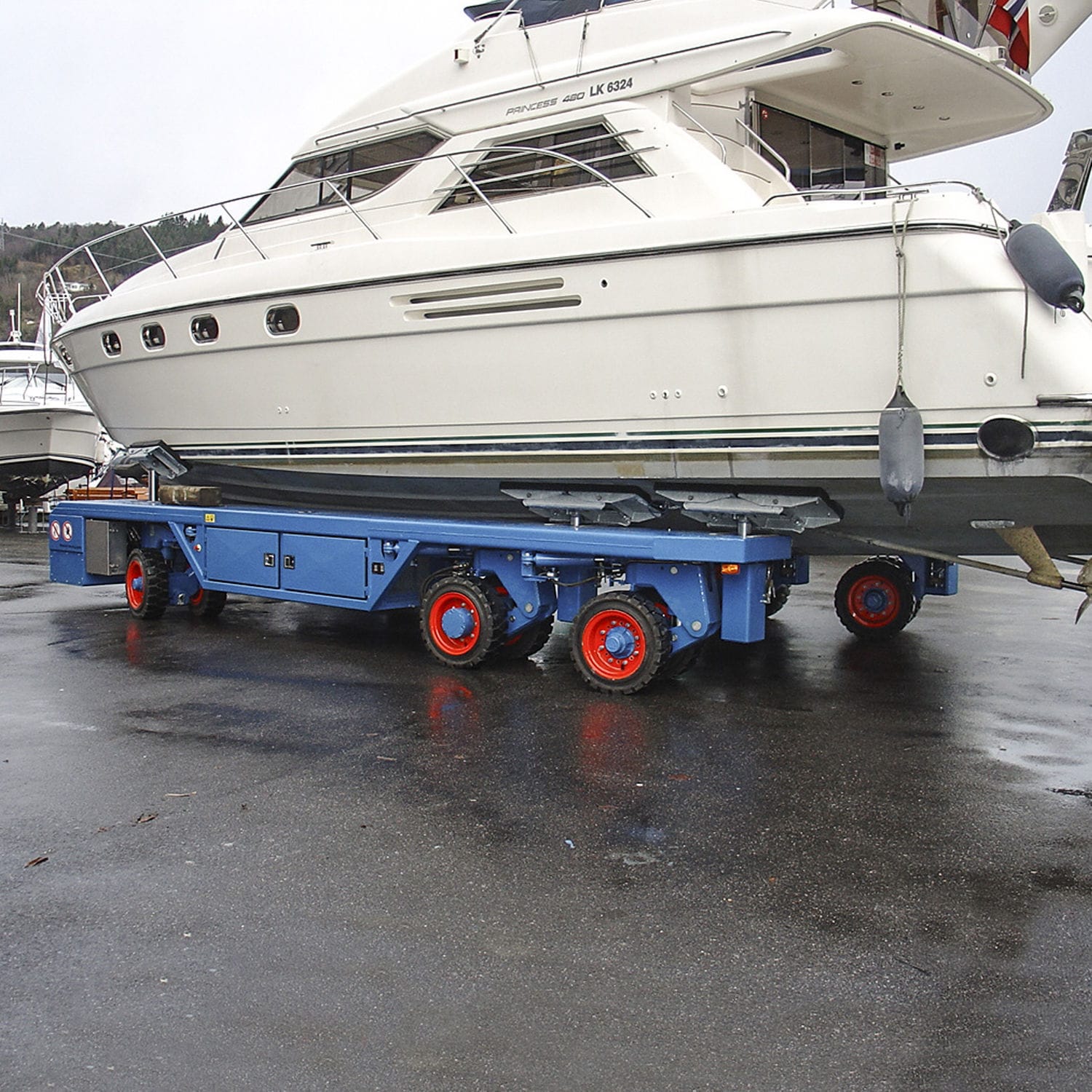 Handling trailer - PCT60 - PSM60 - ROODBERG - for boat / for shipyards ...