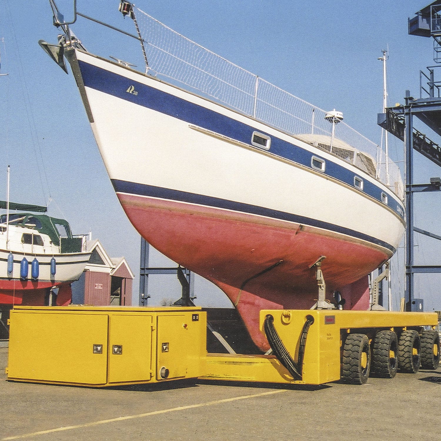 Handling trailer - PCT80 - PSM80 - ROODBERG - for boat / for shipyards ...