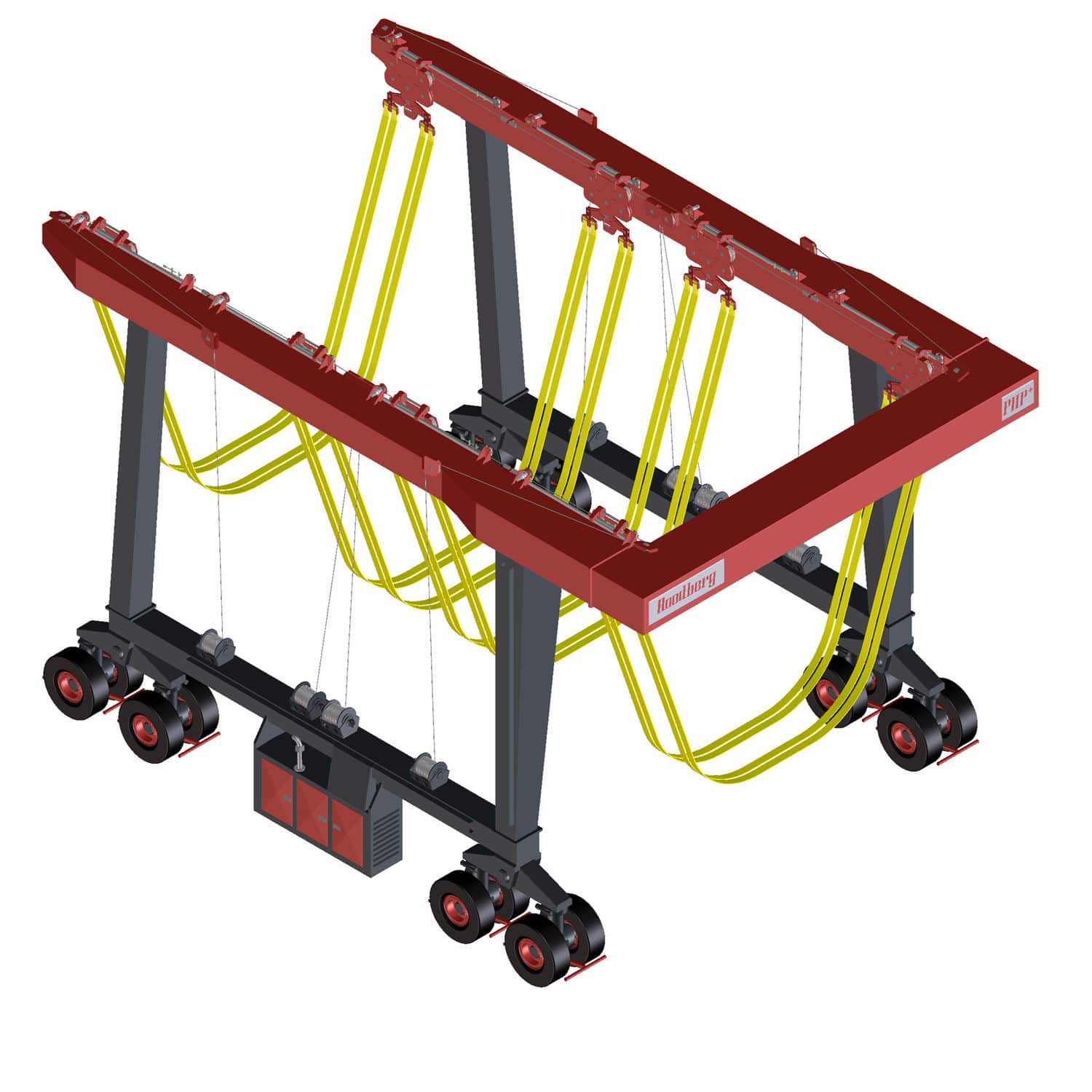 Remotely controlled travel lift - PHP540 - ROODBERG - all-wheel ...