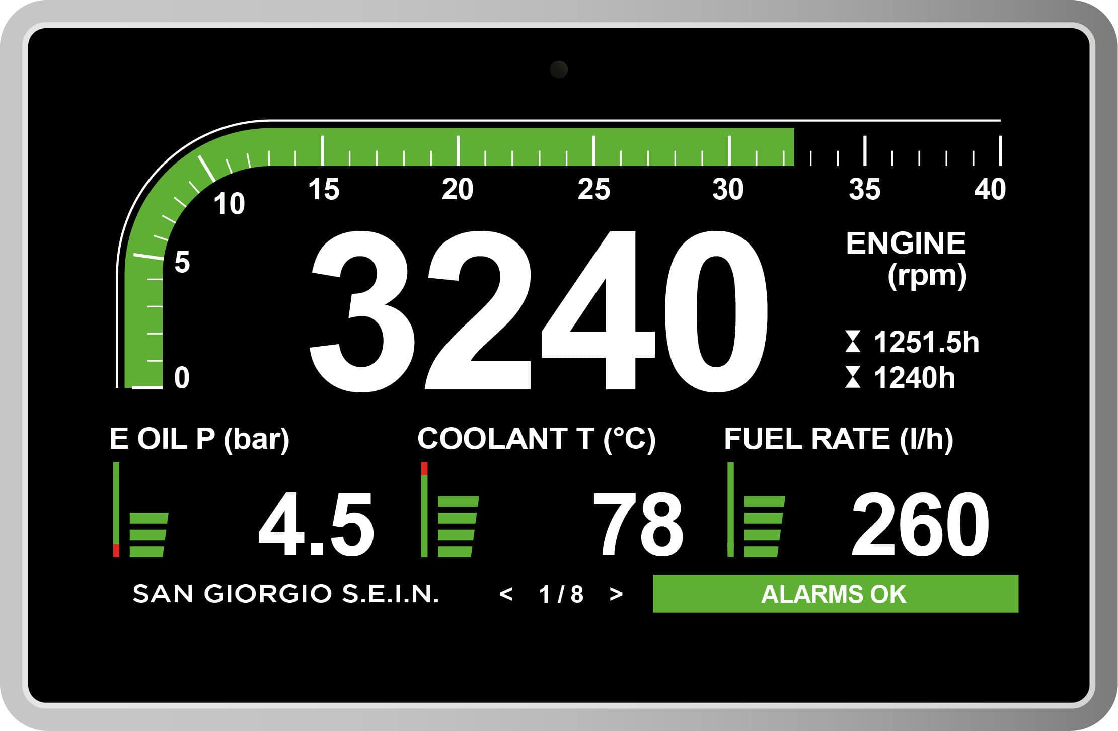 Boat monitoring and control panel - 7" PLUS - San Giorgio S.E.I.N srl ...
