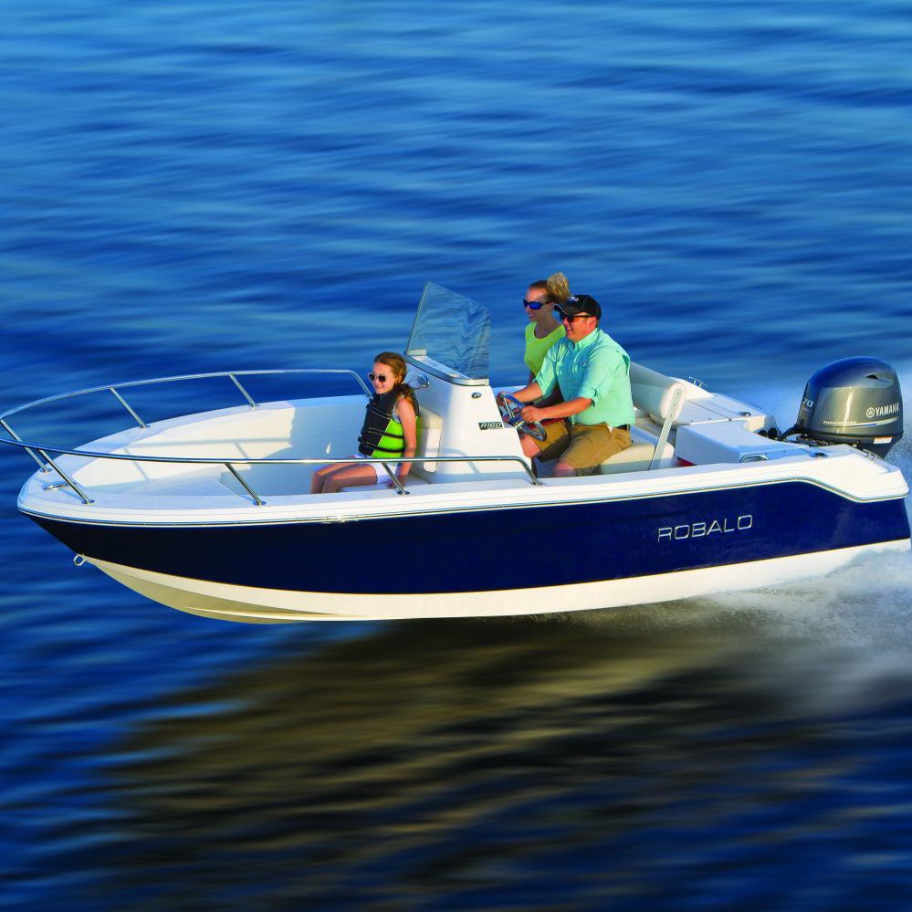 Outboard center console boat - R160 - Robalo - sport-fishing / 6-person ...