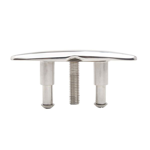 Boat deck cleat - 470 Style - Accon Marine - flat / stainless steel