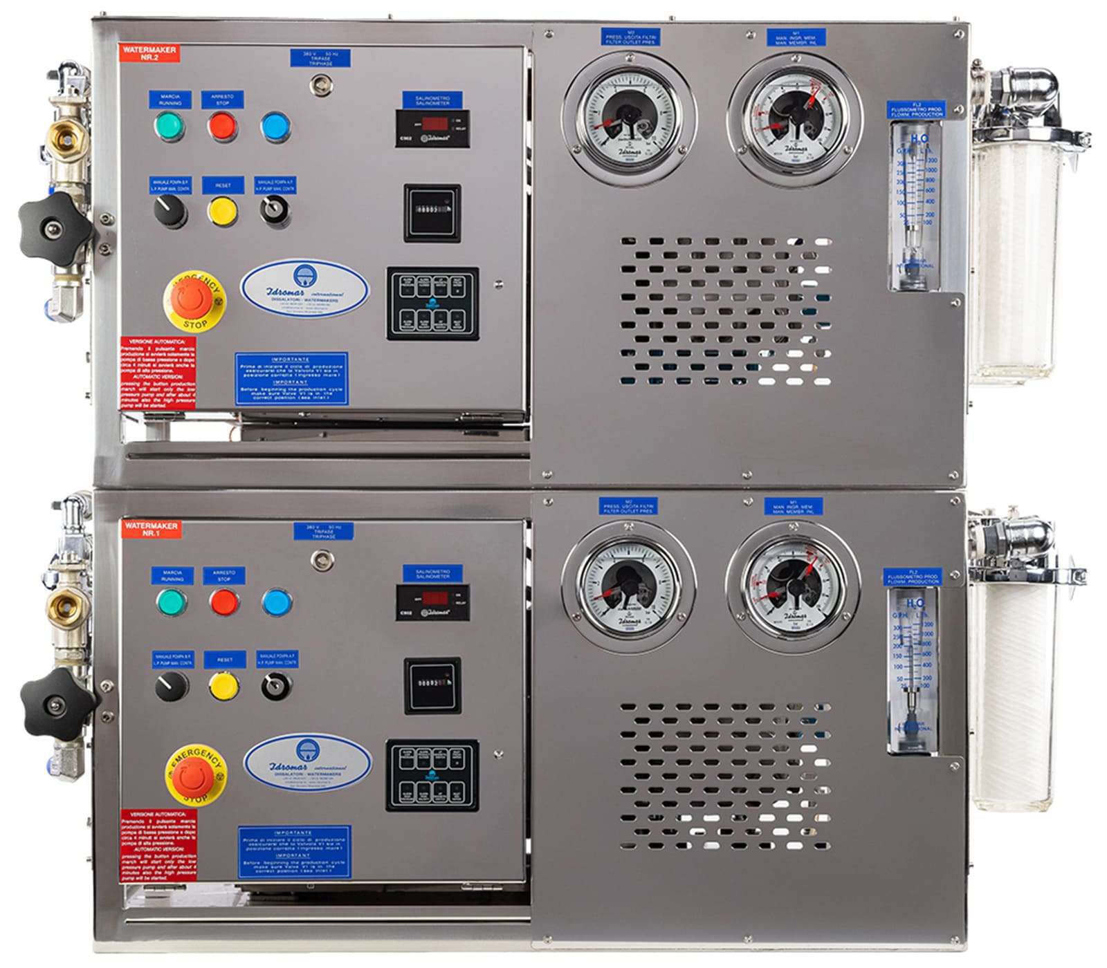 Boat watermaker - Duplex - Idromar - reverse osmosis / compact