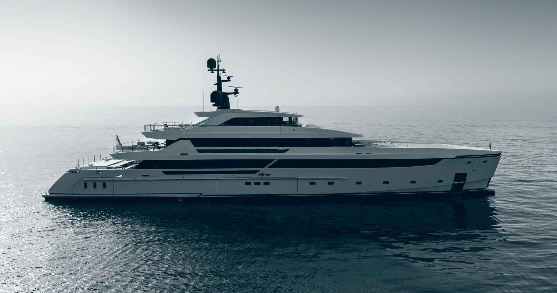 Cruising mega-yacht - Rose d'Or - Cantieri Navali San Lorenzo - classic ...