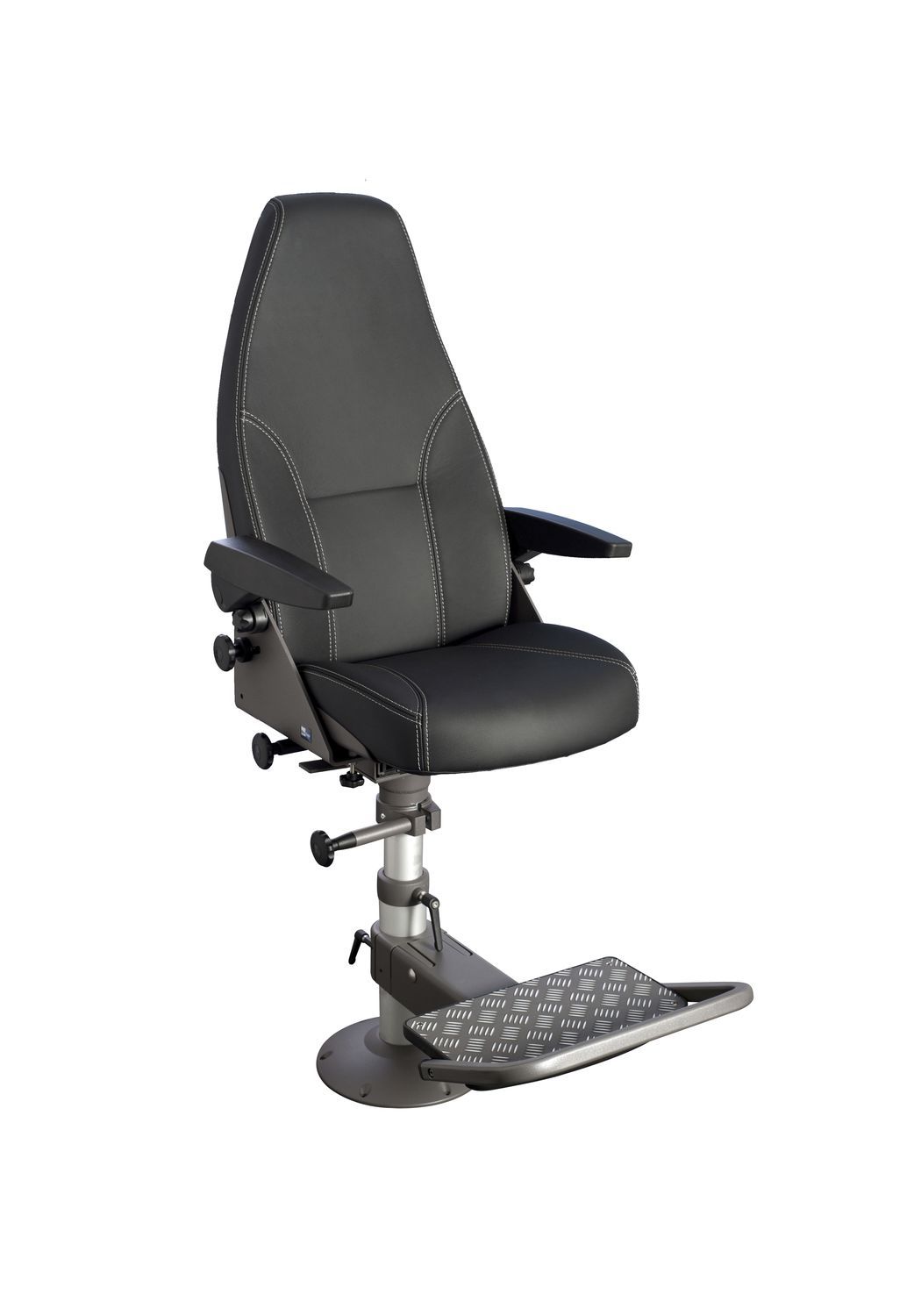 Helm seat - 800 series - NorSap AS - for boats / with armrests / high-back