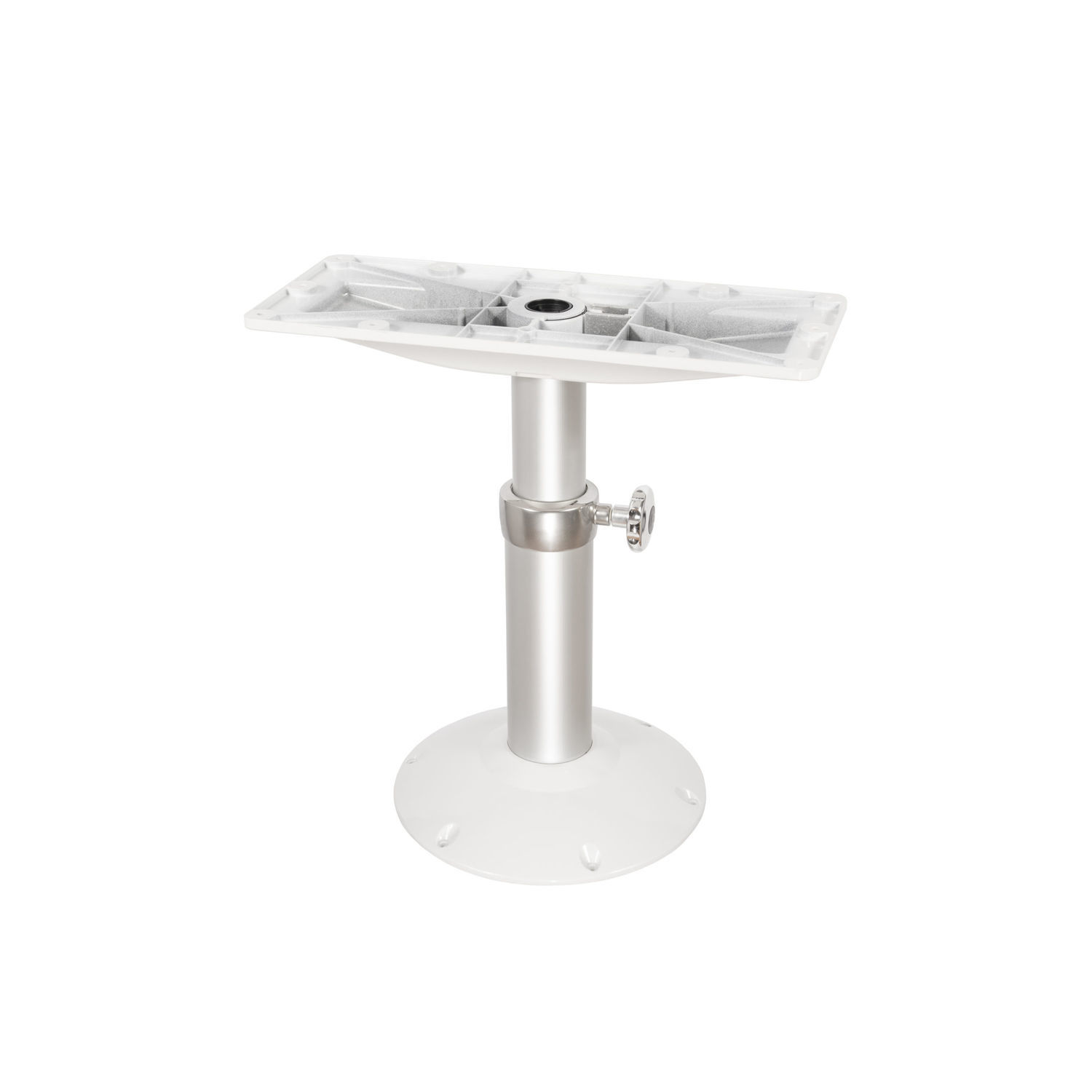 Adjustable boat table pedestal - 1600 UD - NorSap AS - aluminum ...